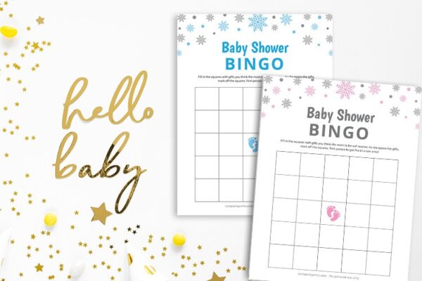 Free Printable Baby Shower Bingo